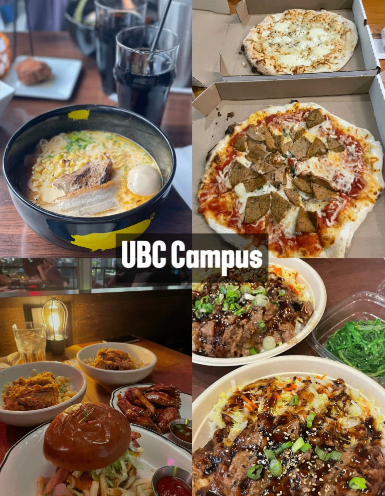 UBC Campus Eats | Where to Dine Between Classes by Mila Kate | WanderBoat AI Trip Planner